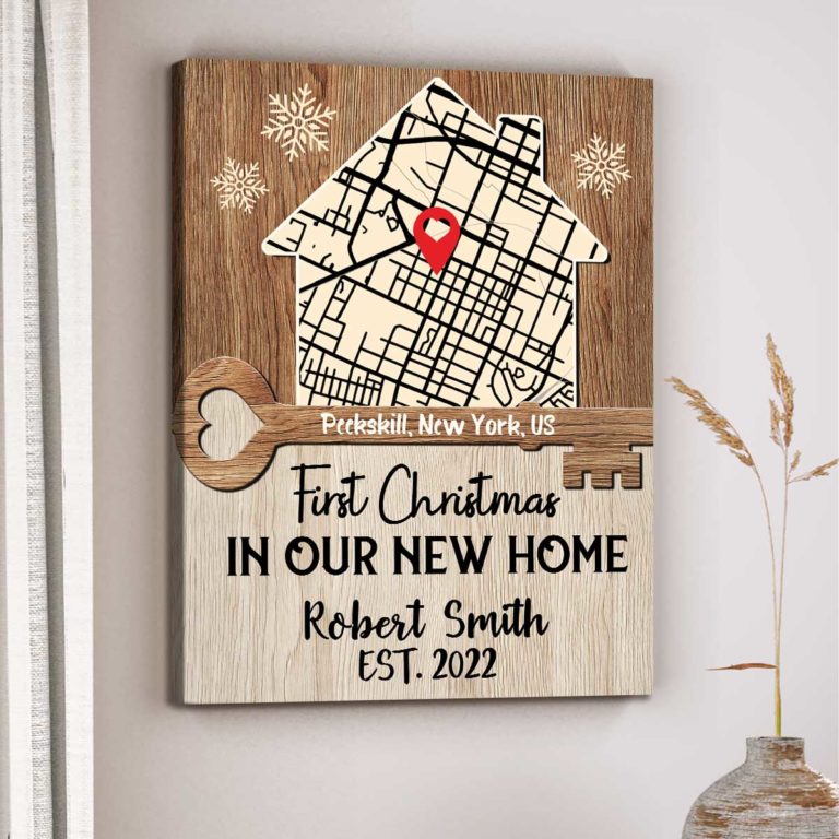 Our First Home Custom Map Print, Best Housewarming Gifts, Gifts For New ...