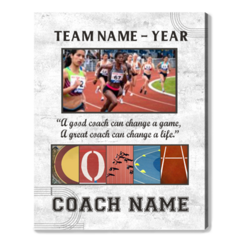 Personalized Track And Field Coach Gift, Thank You Gift For Cross ...