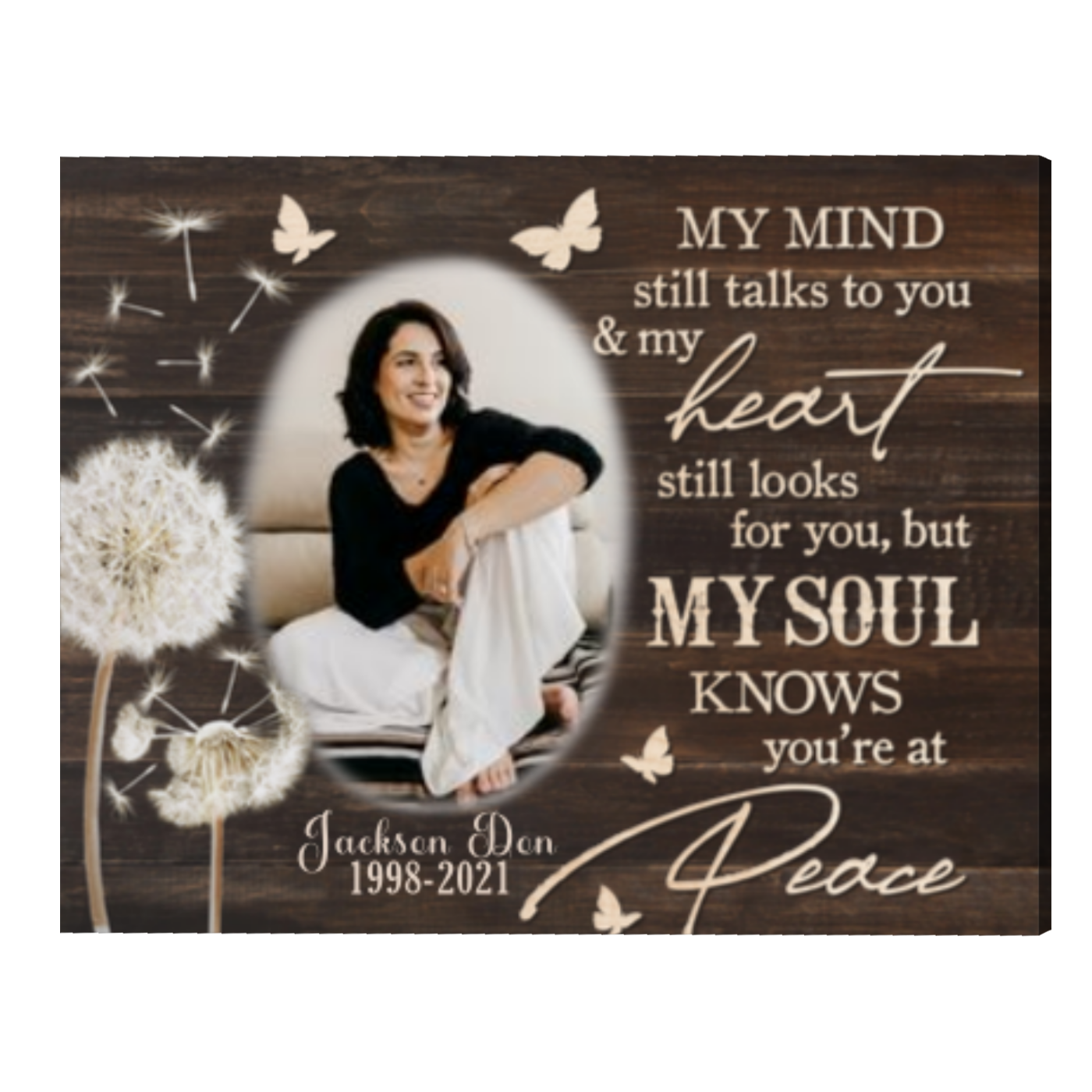 Personalized In Loving Memory Gifts, Remembrance Picture Frame, Heaven ...