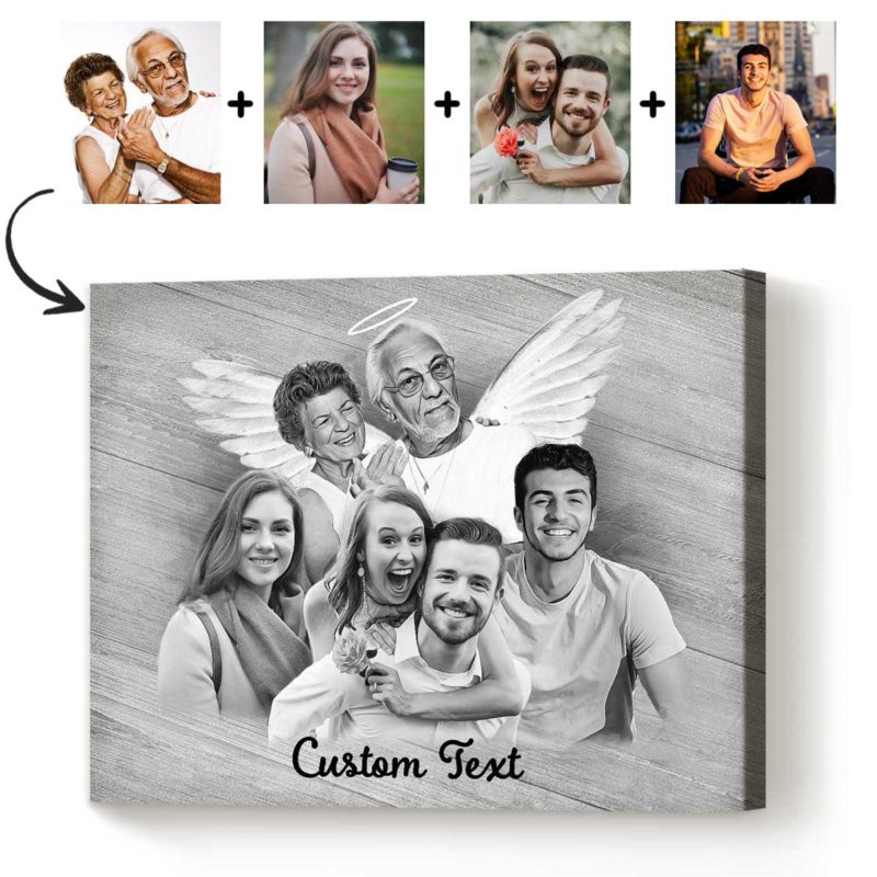 Memorial Gifts For Loss Of Father, Add Deceased Loved One To Photo ...