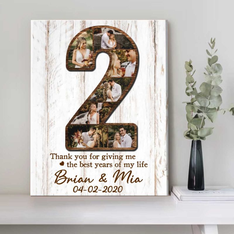 2nd Anniversary Gifts | 2 Year Anniversary Photo Gifts